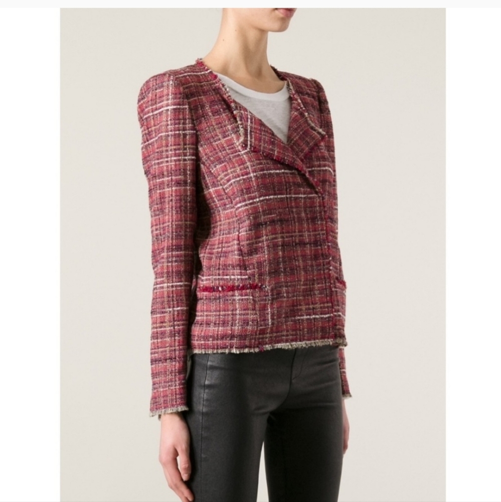 Isabel Marant Etoile Gaylord Tweed Jacket - Gem